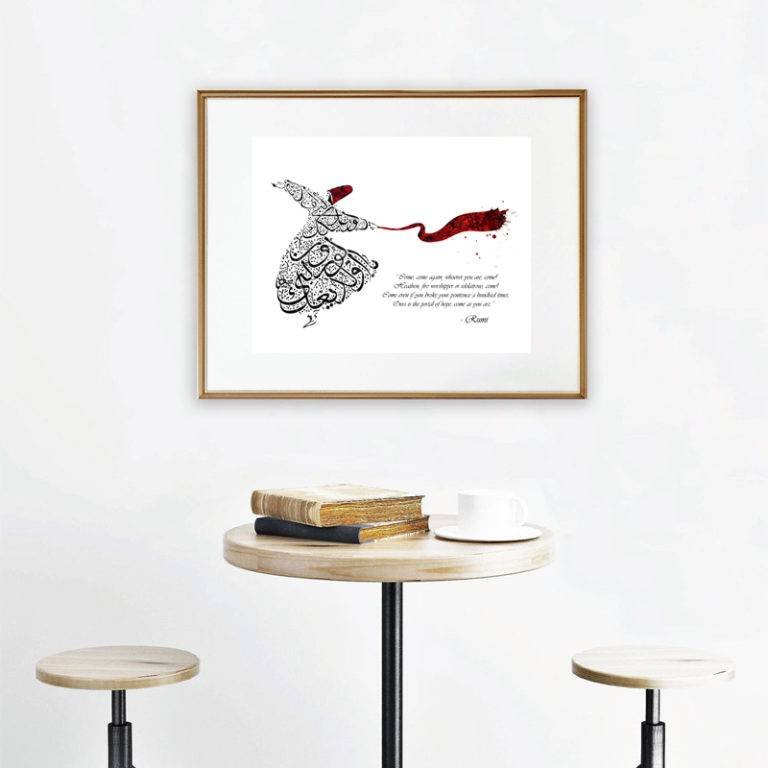 Come Again Poster - Rumi - Muslim Kit