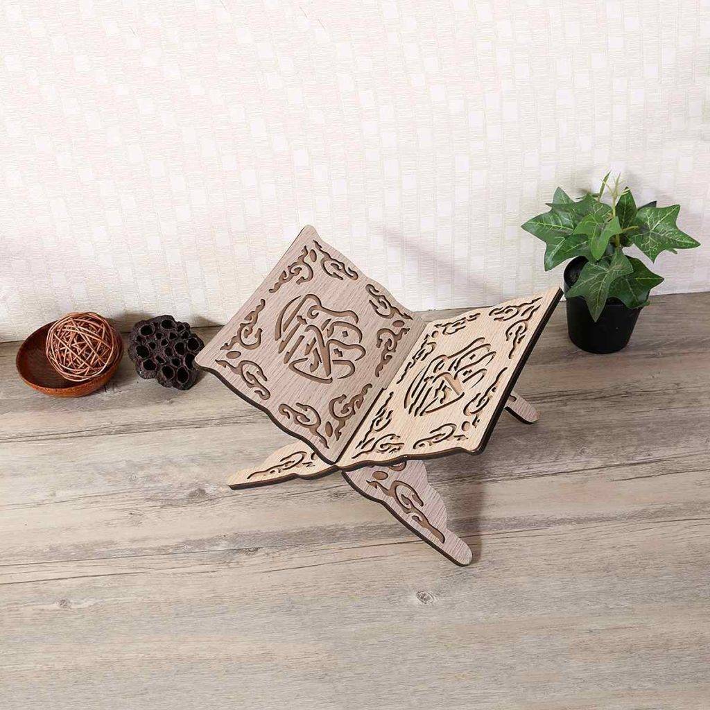 Wooden Muslim Quran Stand (3 Colors) - Muslim Kit